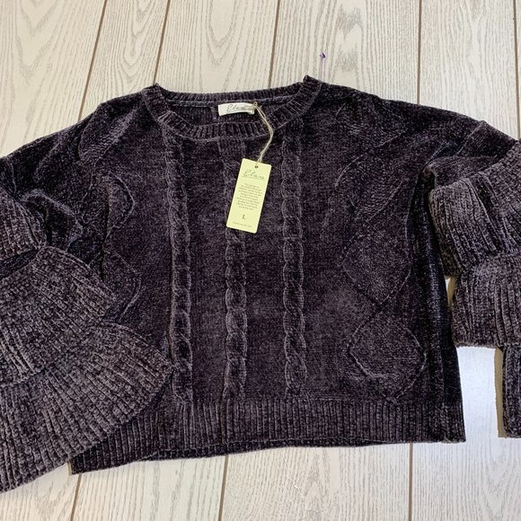 Elan | Sweaters | Elan Tiered Ruffle Bell Sleeve Sweater | Poshmark